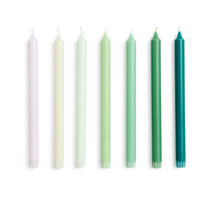 Bougie Gradient Candle lot de 7 de HAY - NordicNest.fr