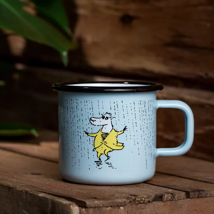 Tasse émail Moomin x Makia 37 cl de Muurla - NordicNest.fr