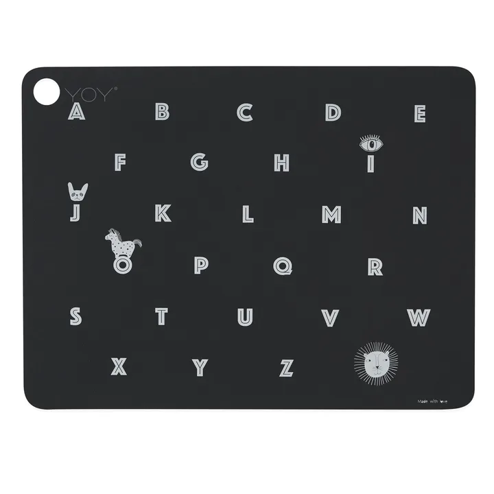 Set de table Alphabet de OYOY - NordicNest.fr