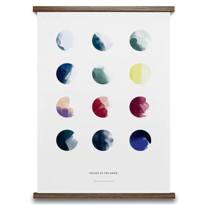 Poster Moon Phases de Paper Collective - NordicNest.fr