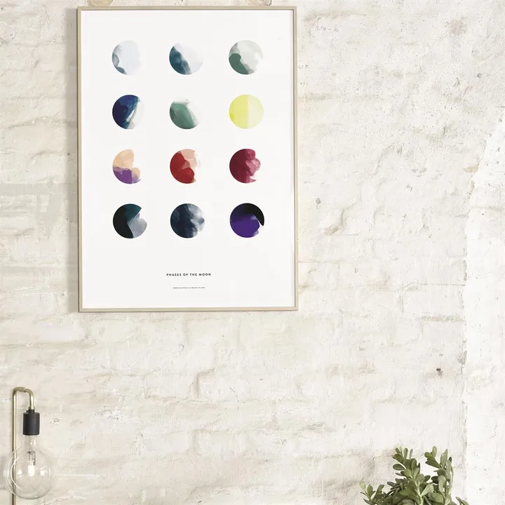 Poster Moon Phases de Paper Collective - NordicNest.fr
