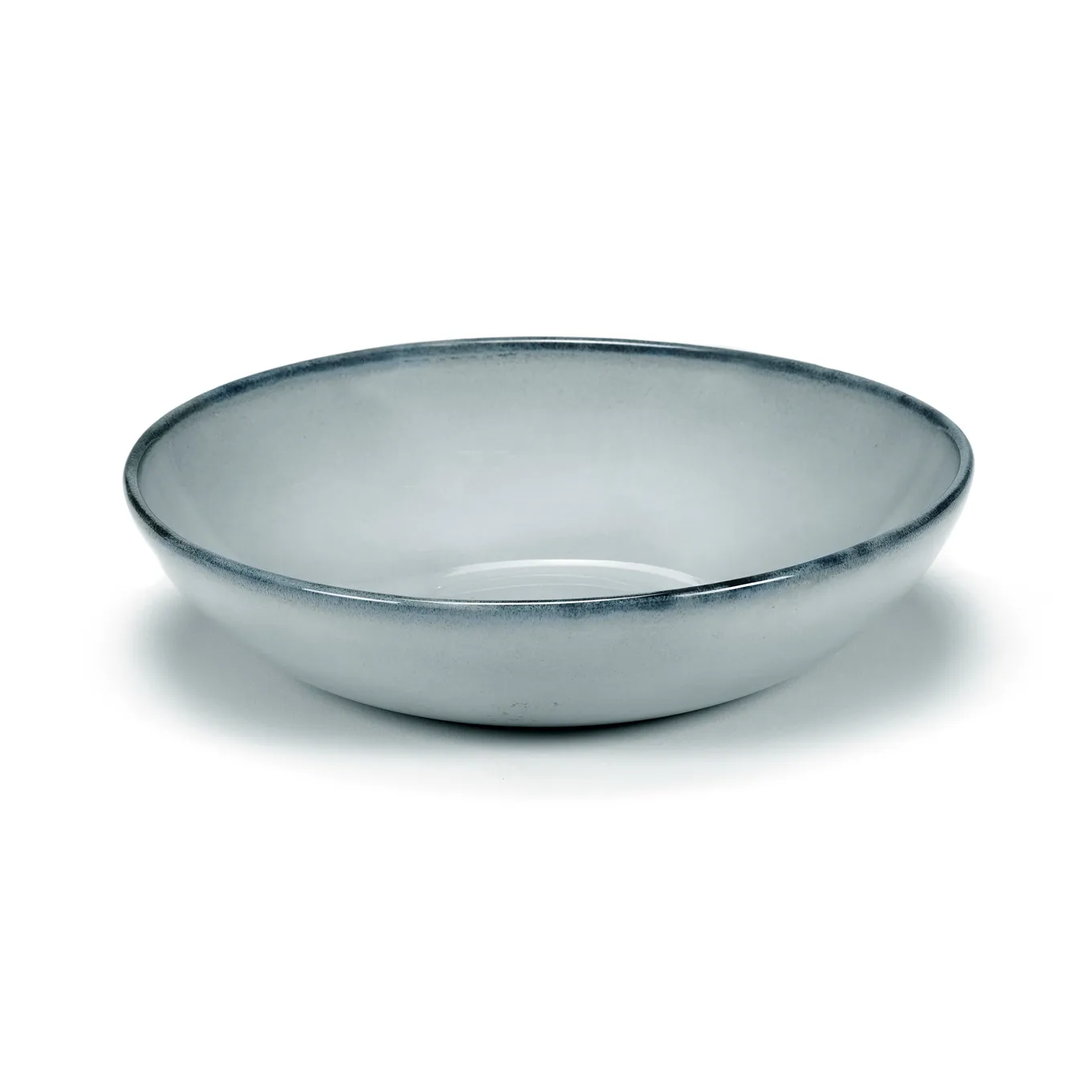 Assiette creuse Pure Blue Glazed Ø19,5 cm de Serax - NordicNest.fr