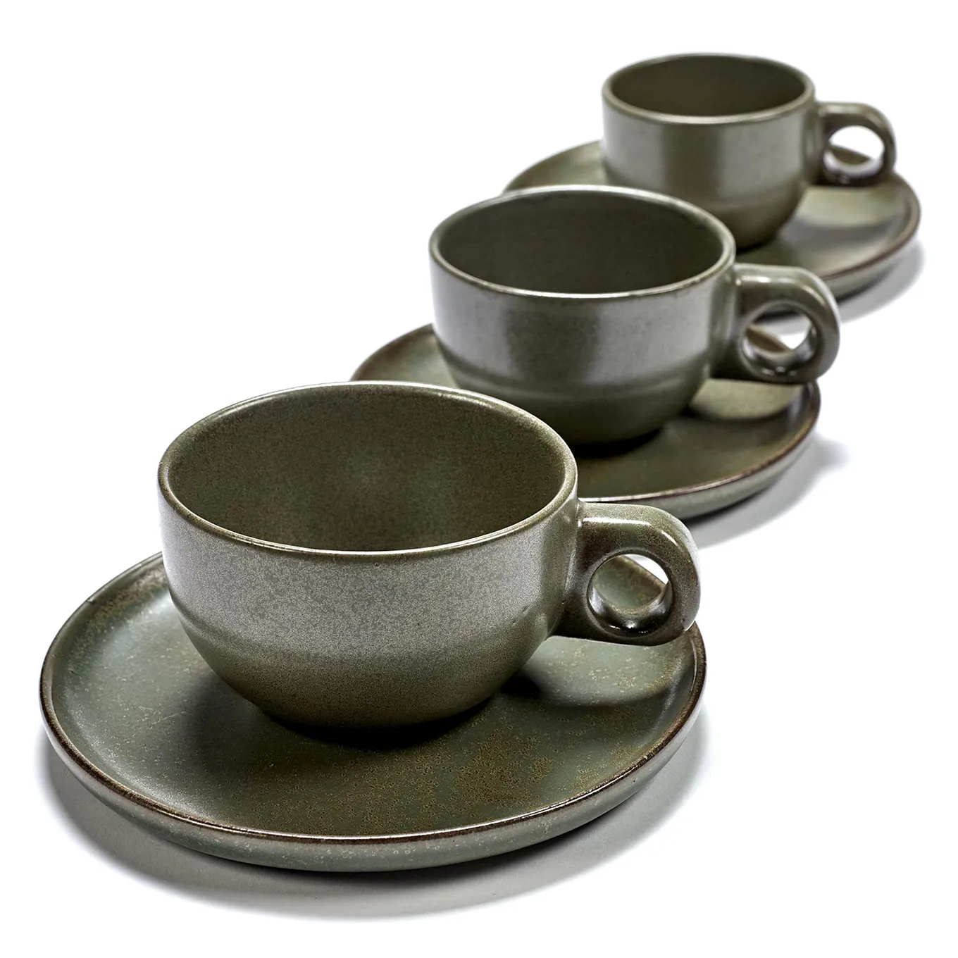 Tasse à cappuccino avec soucoupe Surface 23 cl de Serax - NordicNest.fr